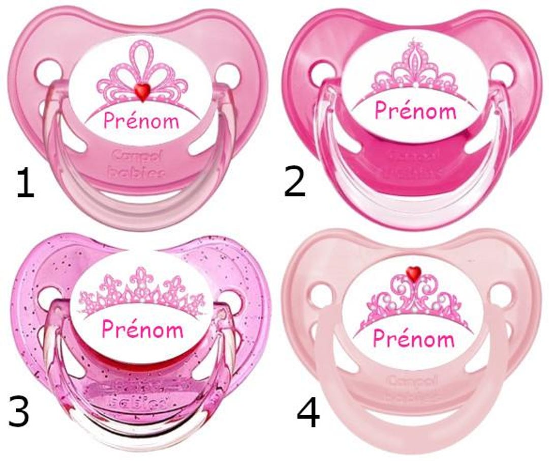 Personalized Princess Baby Pacifiers With Name PAN044 - Etsy