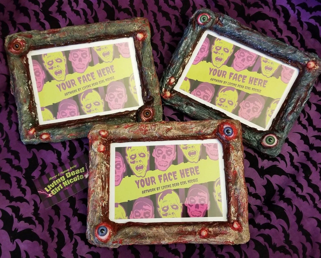 CUSTOM Made to Order Massacre Undead Zombie Frame | Horror Flesh Eyes ...
