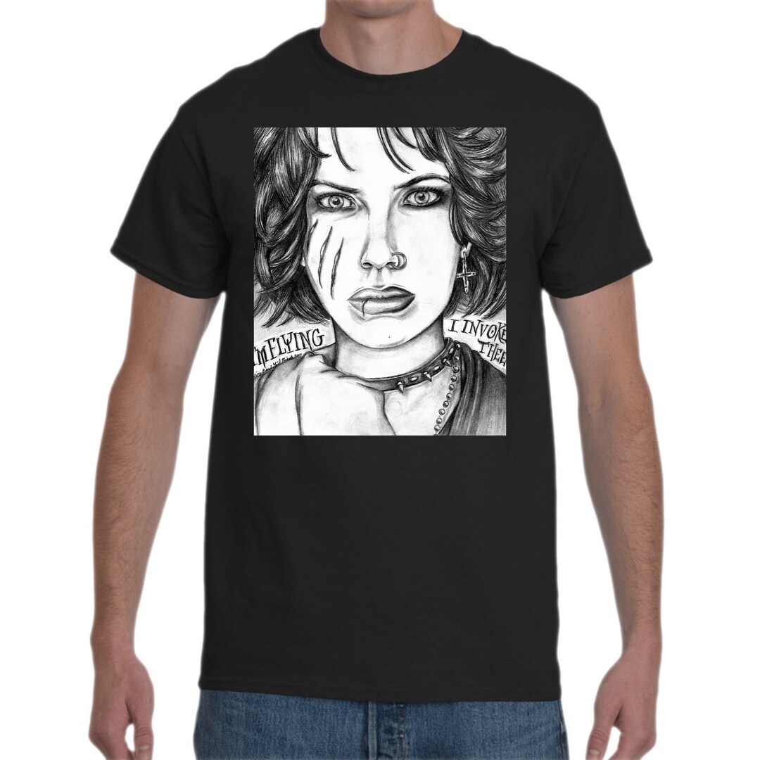 Portrait T-shirt | I Bind You Nancy - Etsy