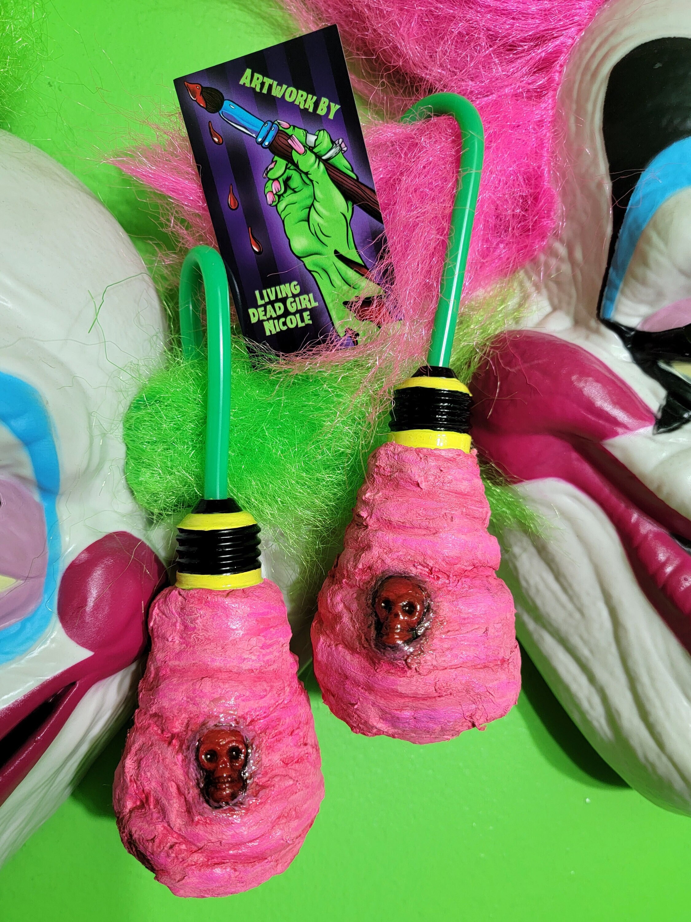 CUSTOM Made to Order Ornament cotton Candy Cocoons Handmade Horror ...