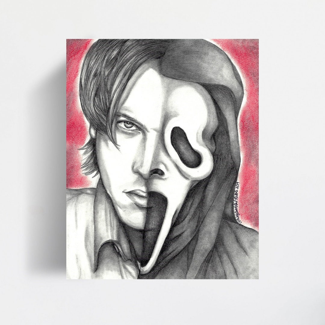 Portrait Drawing Art Print | the Exorcist Was On - Etsy