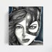 Portrait Drawing Art Print: 9 Lives - Etsy