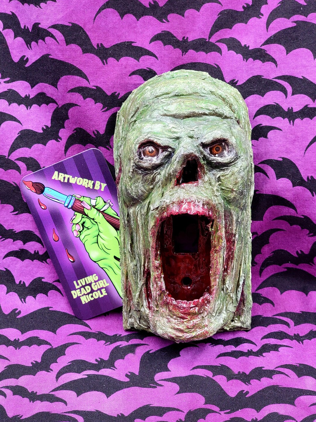 Limited Edition Zombie Light Switch Cover | Undead Decayed Creepy Scary ...