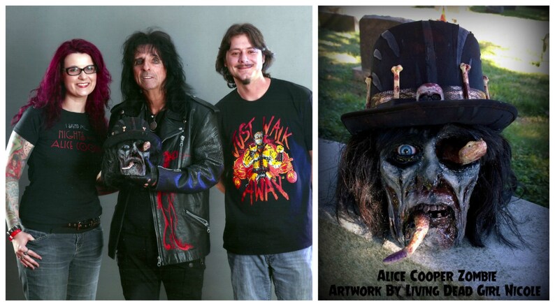 CUSTOM Made to Order Life Size Zombie Head Decor Undead - Etsy