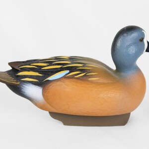 Vintage Ducks Unlimited Blue Winged Teal Miniature Decoy by Jett Brunet ...