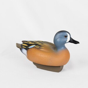 Vintage Ducks Unlimited Blue Winged Teal Miniature Decoy by Jett Brunet ...
