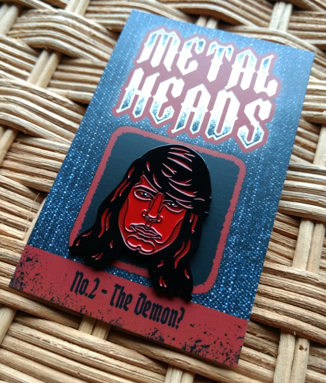 The Demon?- Enamel Pin Badge - Danzig - Etsy