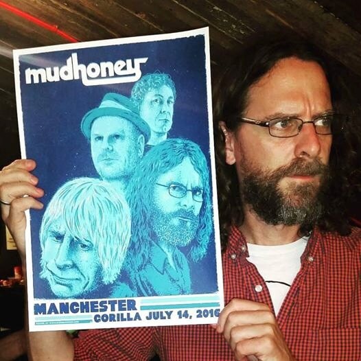 Mudhoney Screenprint Gorilla Manchester 2016 - Etsy UK