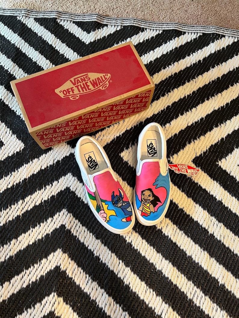 Custom Hand Painted Vans - Etsy
