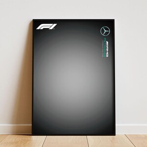 Mercedes F1 Digital Artwork for Wall Poster, Technic 42171 Compatible ...