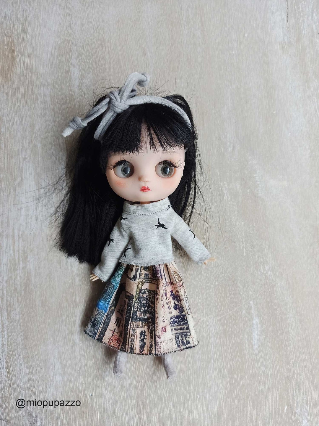 Oriental Wind. Middie Blythe Doll Clothes. Set of 5 Pcs. Handmade ...