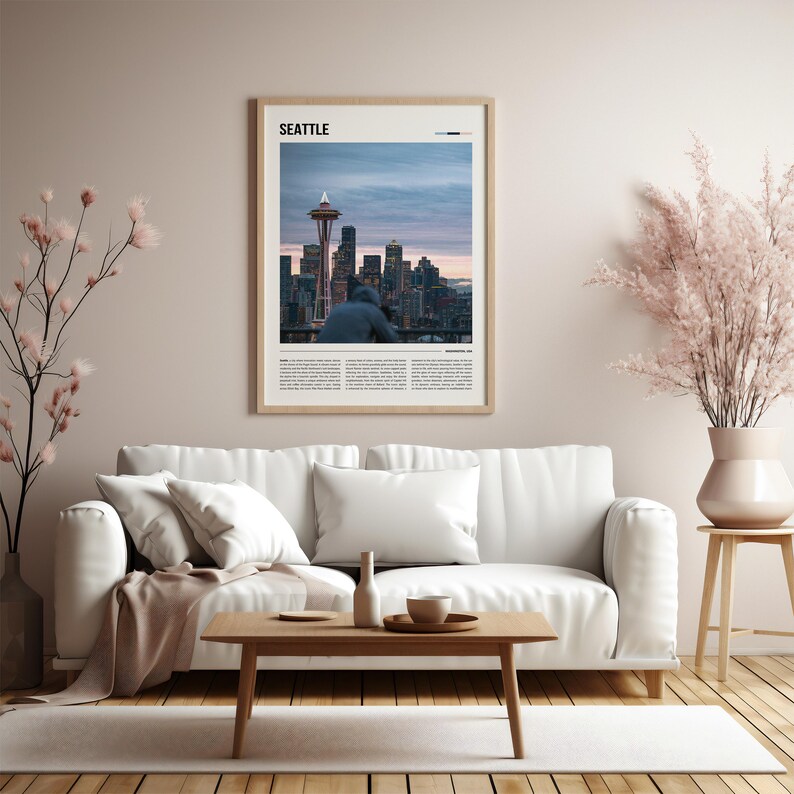 Seattle Print No. 2, Seattle Poster, Seattle Photography, Washington ...