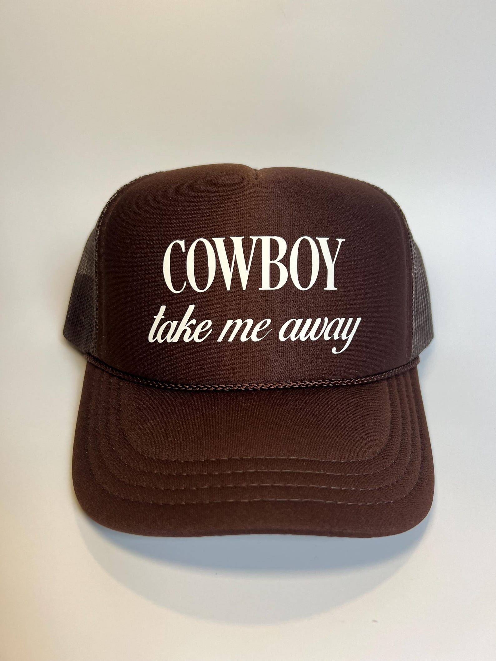 Cowboy Take Me Away Trucker - Custom Trucker Hats - Trendy Trucker Hats ...