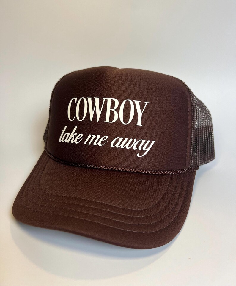 Cowboy Take Me Away Trucker - Custom Trucker Hats - Trendy Trucker Hats ...