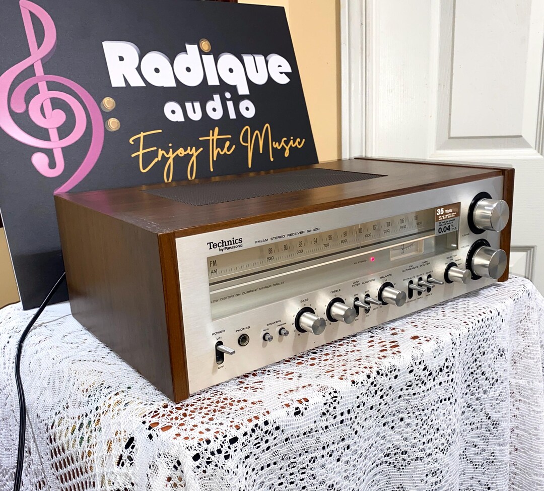 Technics SA-300 Receiver | Vintage Japanese Stereo | 35 Watts ...