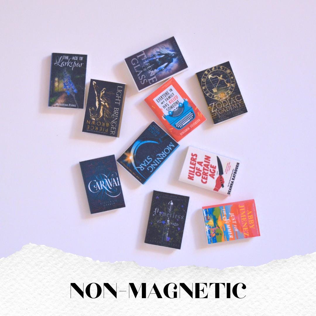 Custom 3D Printed Mini Books Cover on Both Sides No Spine - Non ...
