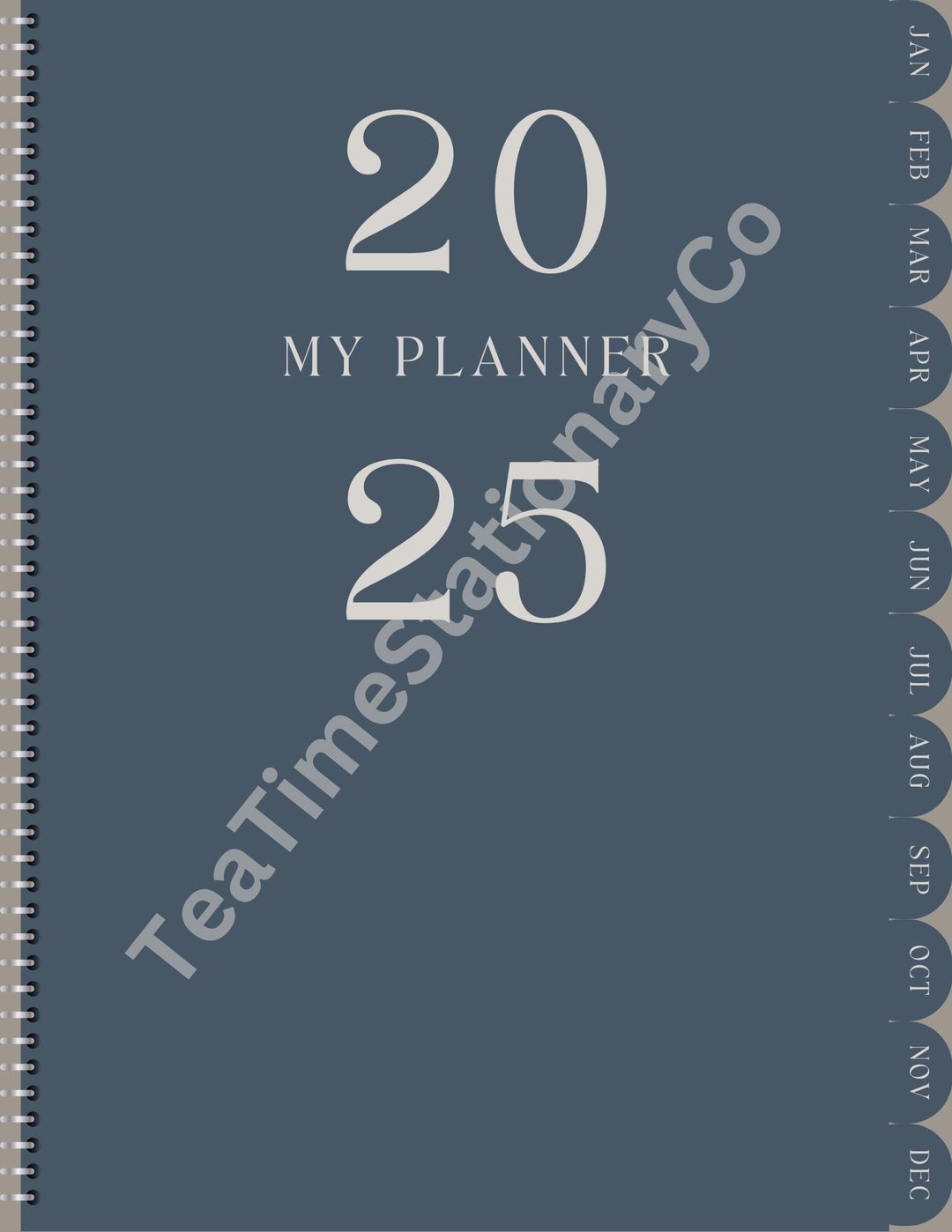 2025 Planner - Blue - Etsy