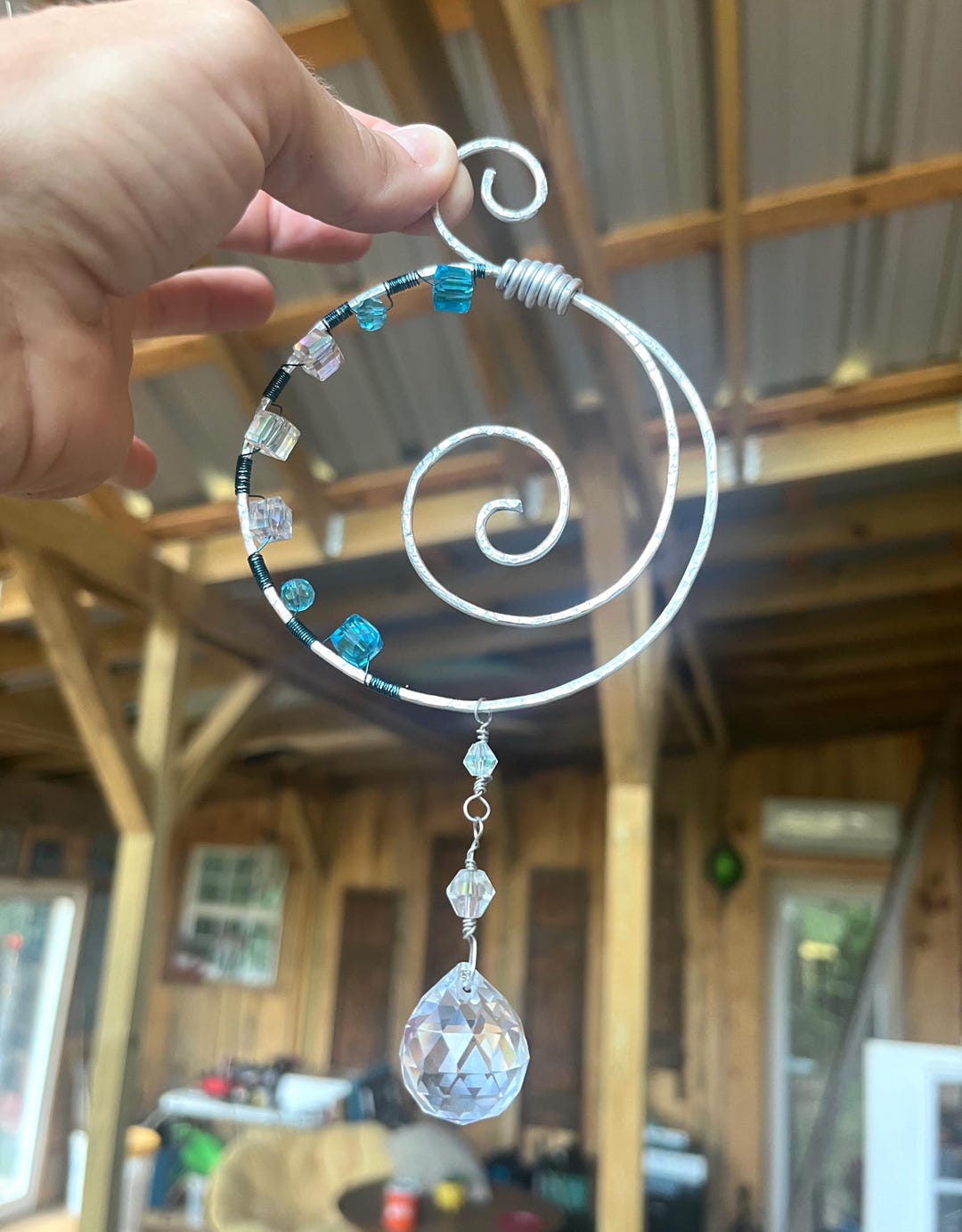 WINDOW BLING Beautiful Jewel Suncatchers With Vintage Crystal Beads and ...