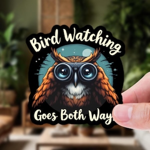 Bird Watching Goes Both Ways Sticker - Etsy