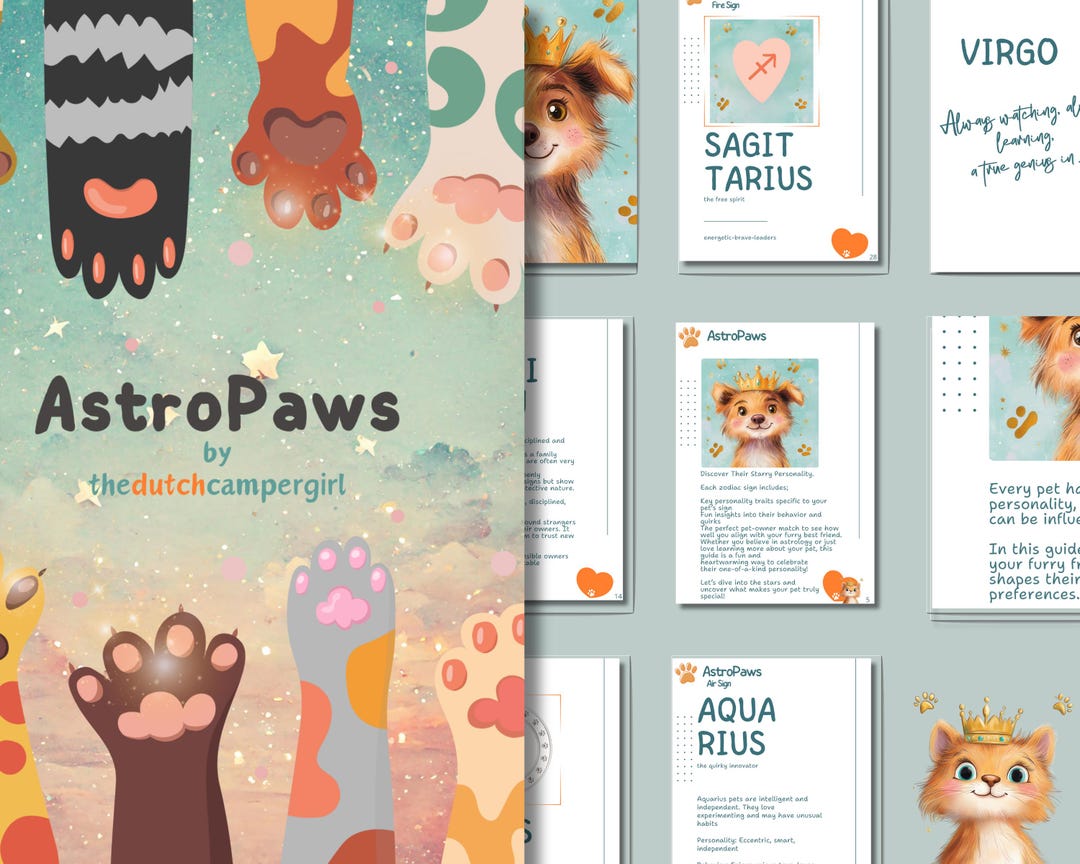 Zodiac E-guide for Dogs and Cats, Astro Guide for Furry Friends ...