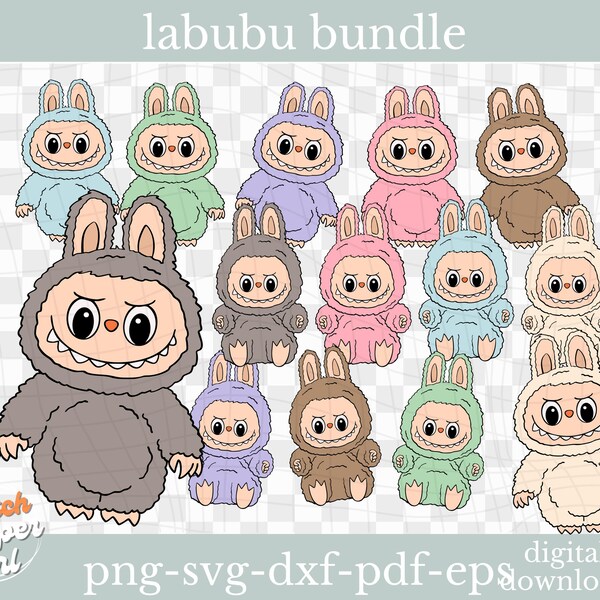 Labubu Vector - Etsy