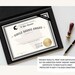 10 Year Class Reunion Award Certificate SINGLE BARBIE, Customizable ...