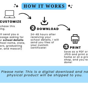 10 Year Class Reunion Award Certificate CLASS CLOWN, Customizable ...