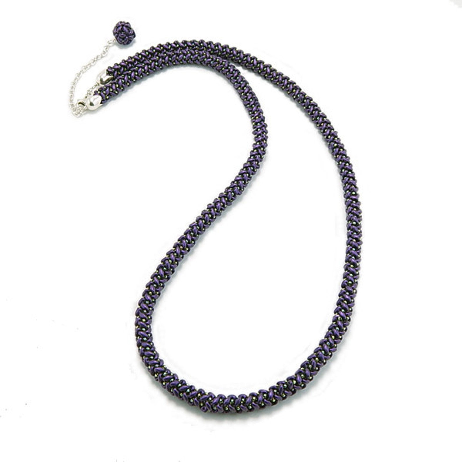 Tutorial-superduo Bead and Seed Bead Rope - Etsy