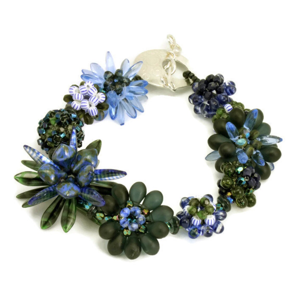 Tutorial - Bead Jewelry - Bracelet Pattern - Morphing Plum Blossom ...