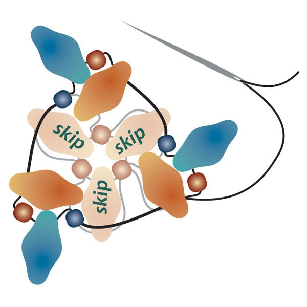 Tutorial-superduo Bead and Seed Bead Rope - Etsy