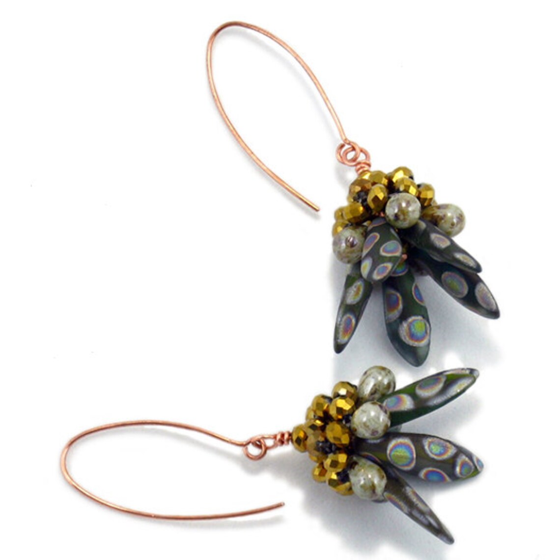 Tutorial Bead Jewelry Earring, Dagger Down Earrings - Etsy