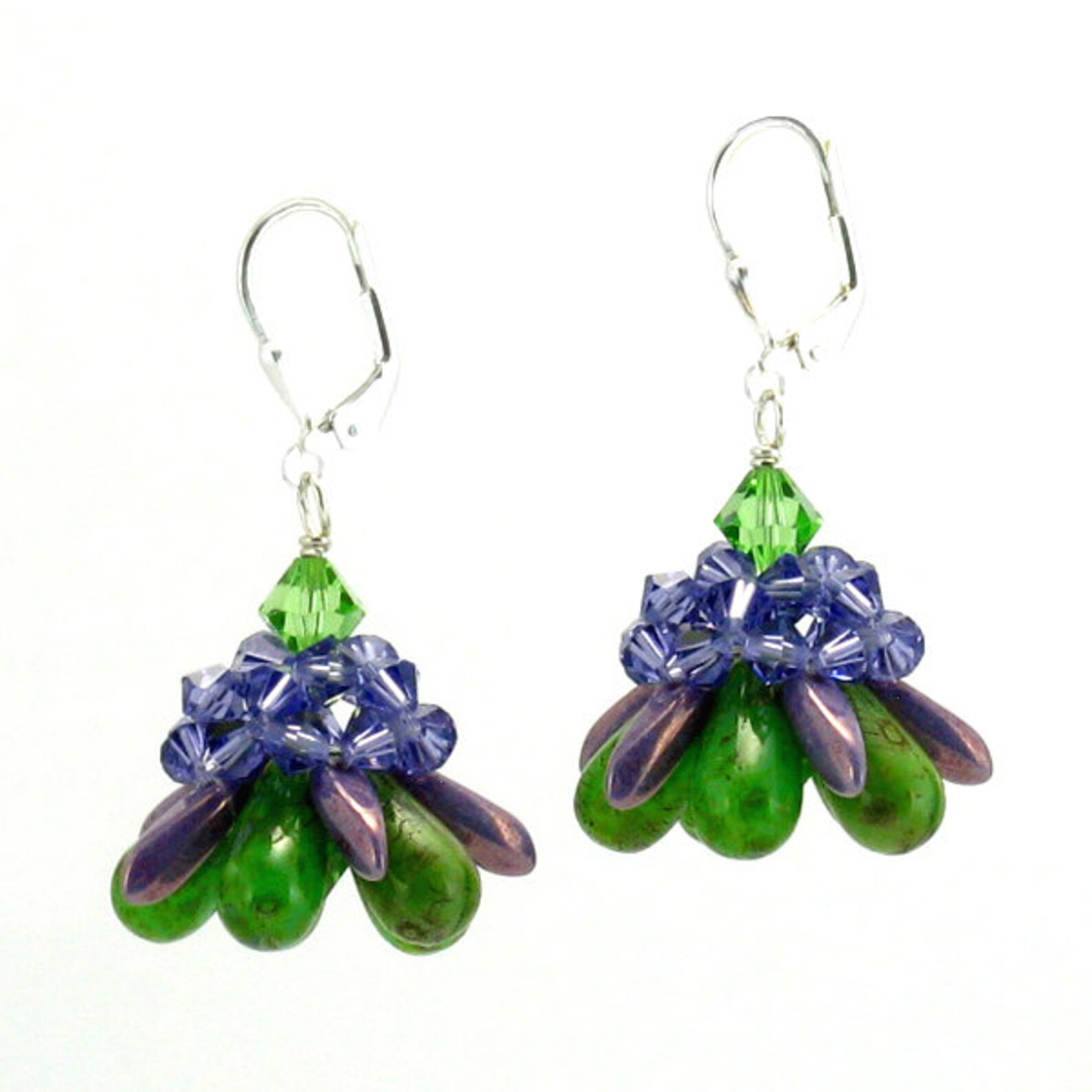 Tutorial Bead Jewelry Earring, Dagger Down Earrings - Etsy