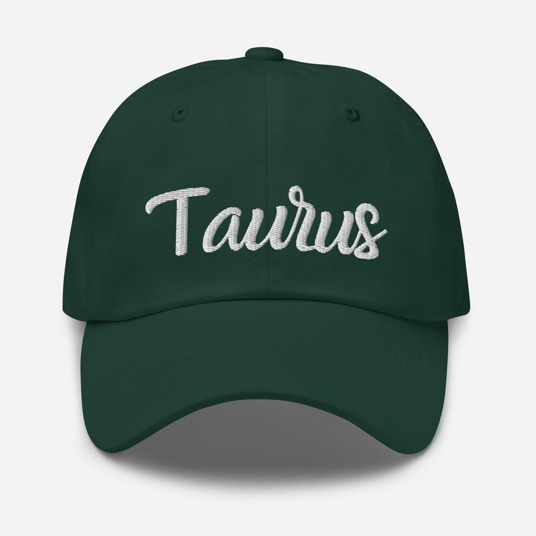Taurus Baseball Hat Zodiac Hat 3D Puff Embroidery Hat Zodiac Sign Merch ...