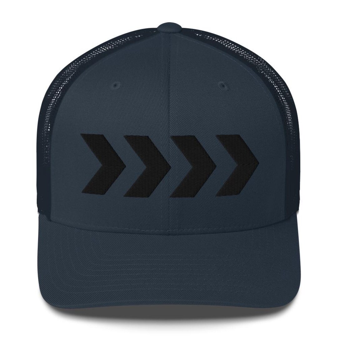 Navy Liam Payne Arrow Tattoo Trucker Cap | Embroidered Liam Payne Hat ...