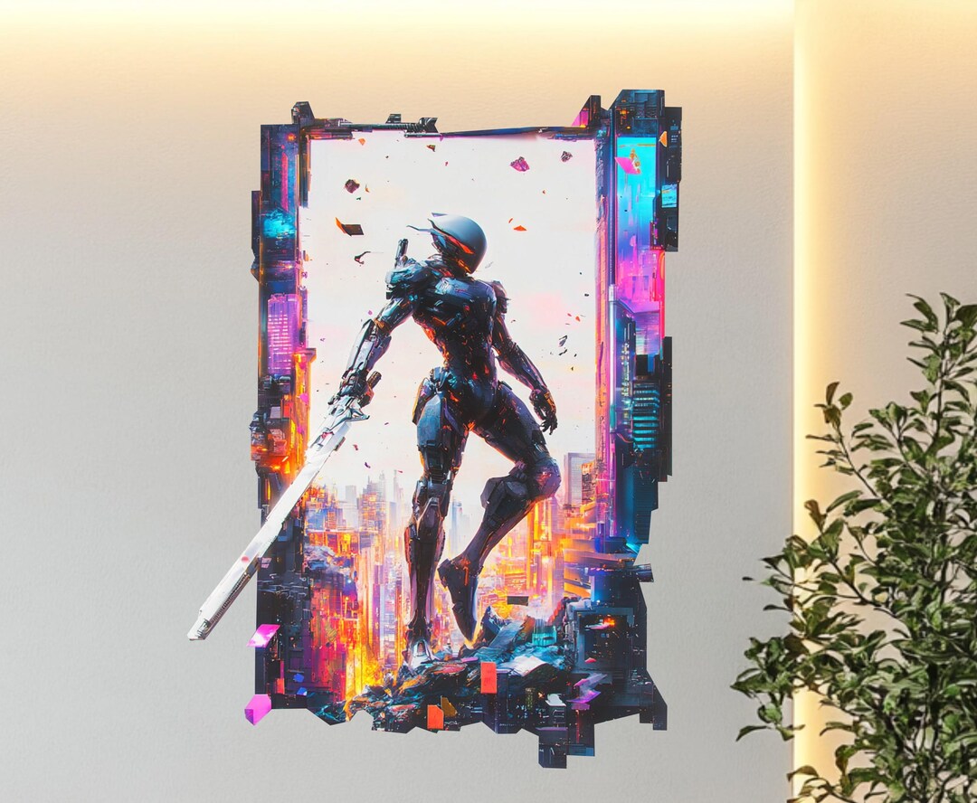 High Quality 3D Mural, Special Pattern Cutting, Wall Sticker, View Into ...