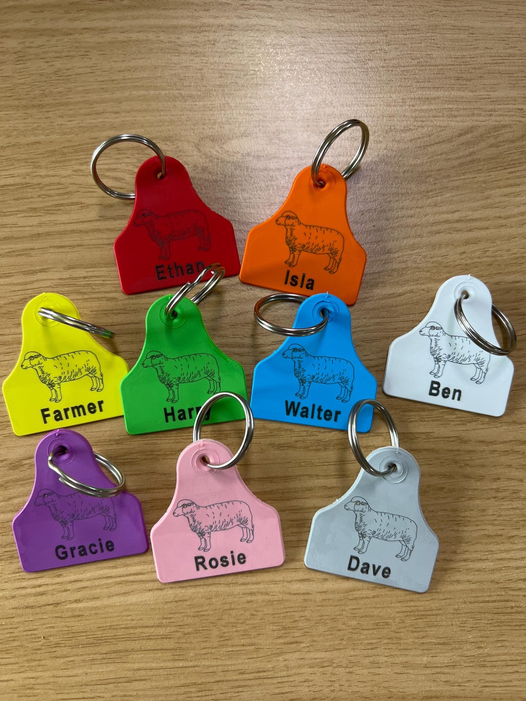 Personalised Sheep Name Tag Custom Sheep Ear Tag Cattle Tag Dogs Pets ...