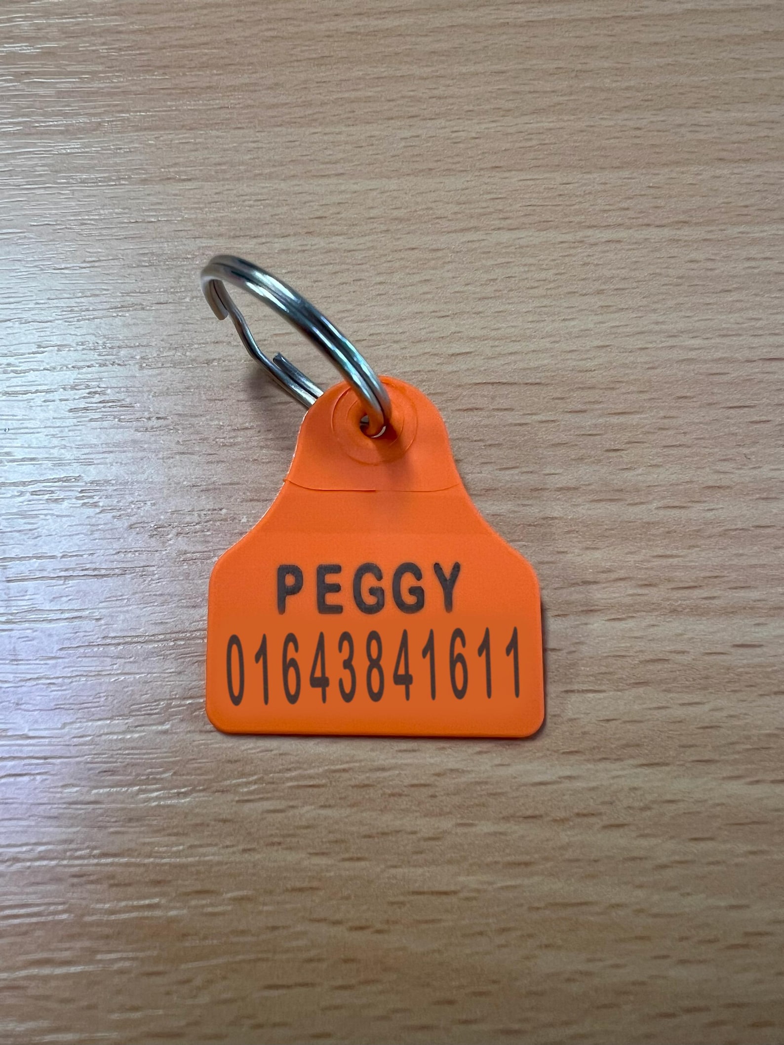 Personalised Dog Name Tag Custom Sheep Ear Tag Cattle Tag Luggage Tag ...