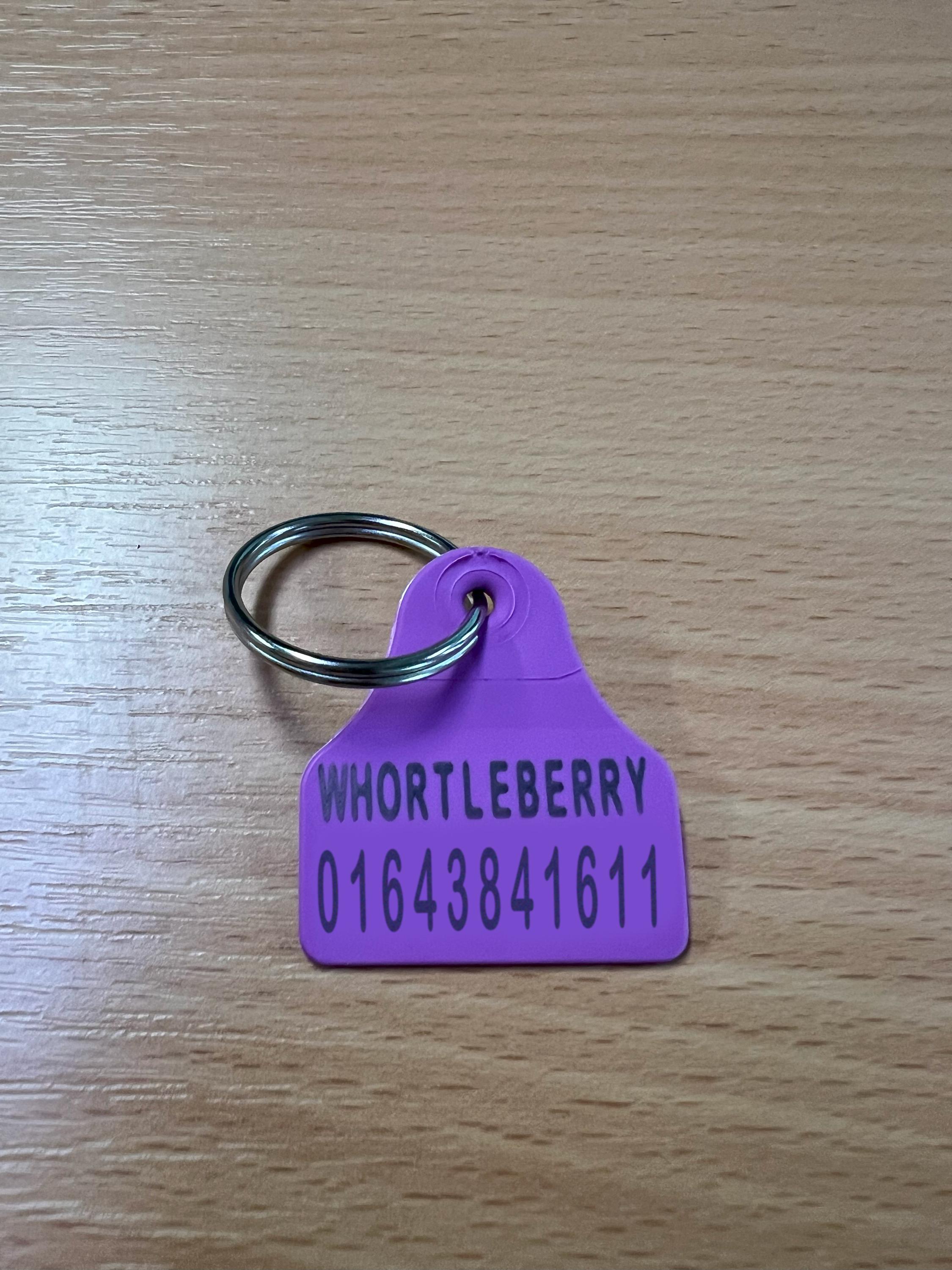Personalised Dog Name Tag Custom Sheep Ear Tag Cattle Tag Luggage Tag ...