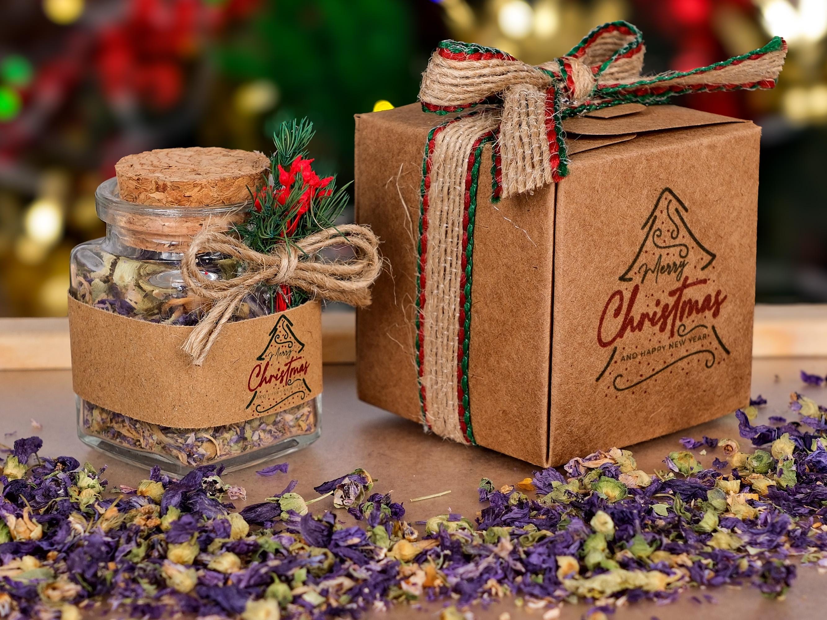 Christmas Tea Gift Box, Loose Leaf Tea, Christmas Gifts, Tea Party ...
