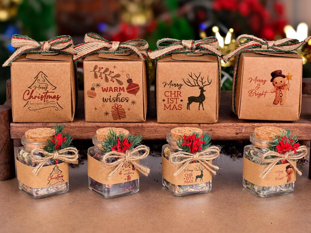 Christmas Tea Gift Box, Loose Leaf Tea, Christmas Gifts, Tea Party ...