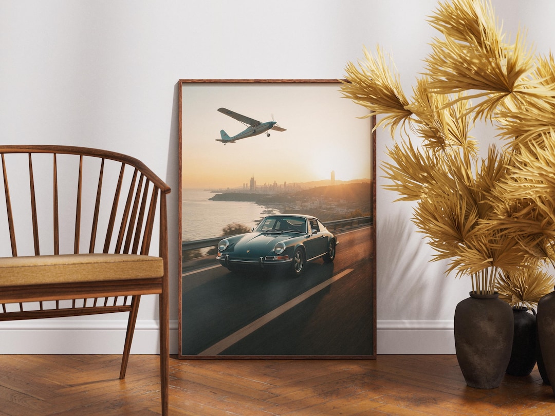 Vintage Porsche 911 Poster Porsche 911 Poster Vintage Poster Car Poster ...
