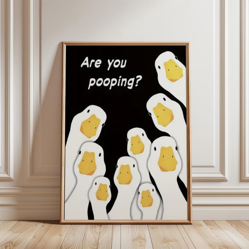 Duck Painting - Etsy