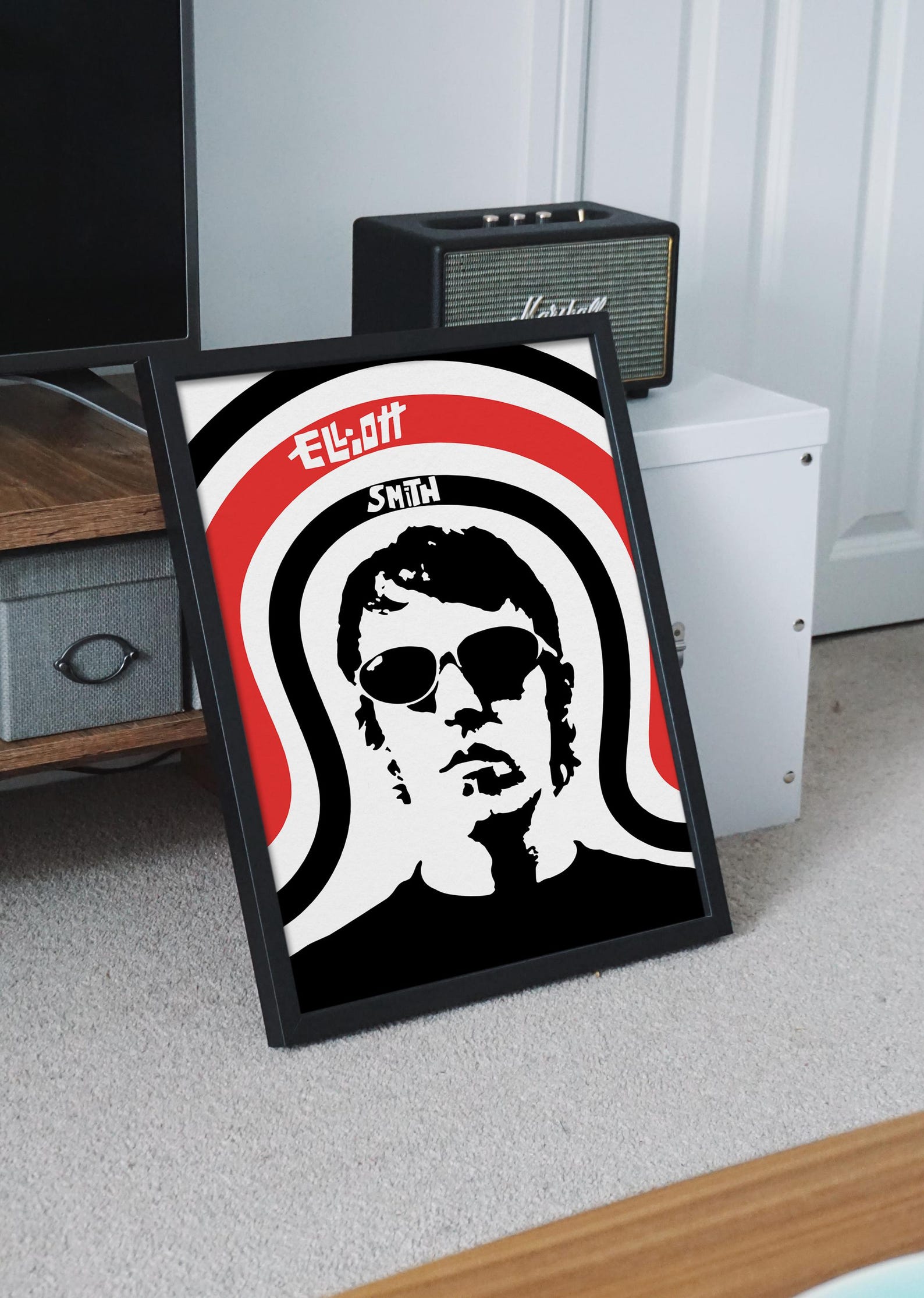 Elliot Smith Poster, Elliot Smith Print, Music Wall Art, Vintage Music ...