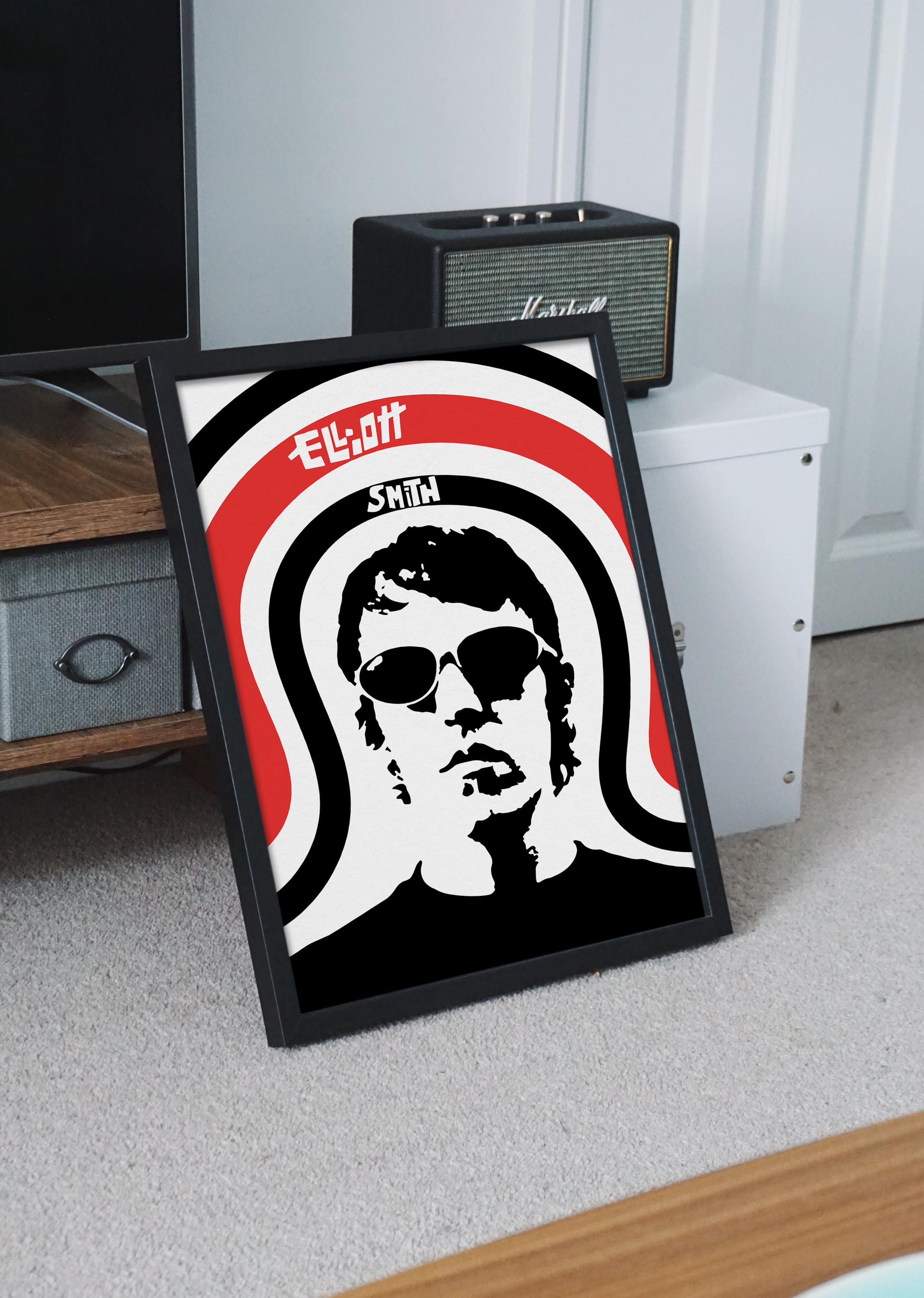 Elliot Smith Poster, Elliot Smith Print, Music Wall Art, Vintage Music ...