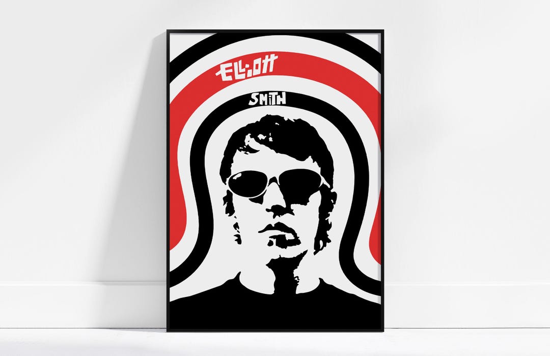 Elliot Smith Poster, Elliot Smith Print, Music Wall Art, Vintage Music ...