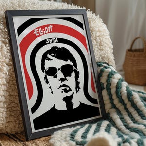 Elliot Smith Poster, Elliot Smith Print, Music Wall Art, Vintage Music ...