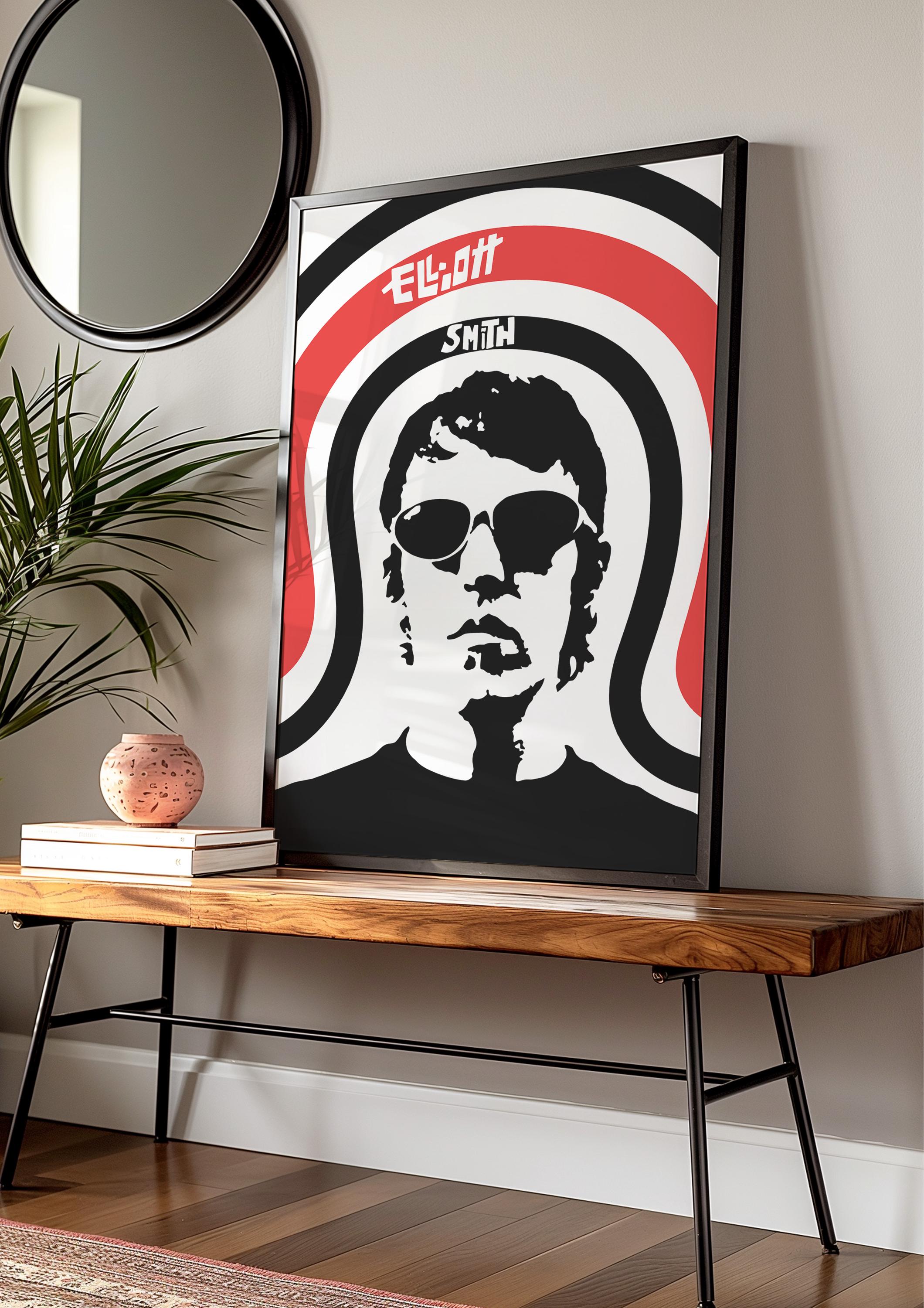Elliot Smith Poster, Elliot Smith Print, Music Wall Art, Vintage Music ...