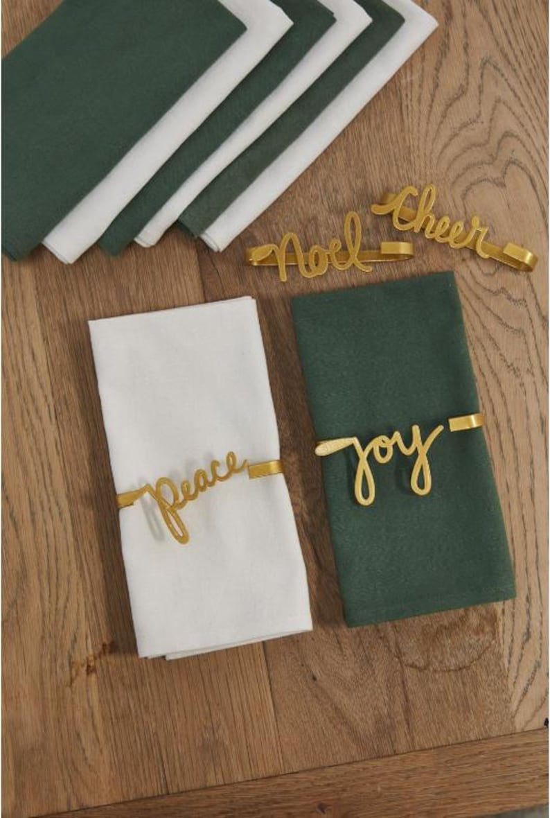 Holiday Napkin Holder Set - Etsy