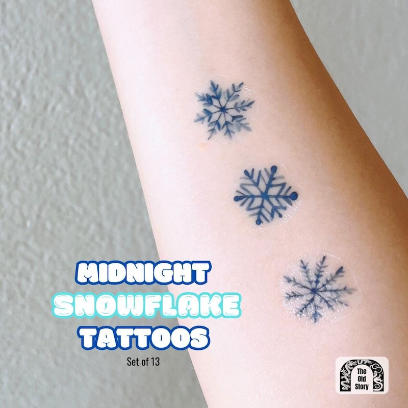 Snowflake Tattoo - Etsy