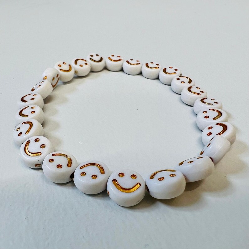 Smiley Face Bracelet - Etsy